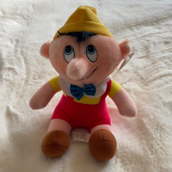 Disney | Toys | Vintage Disney Pinocchio Plush Stuffed Animal | Poshmark
